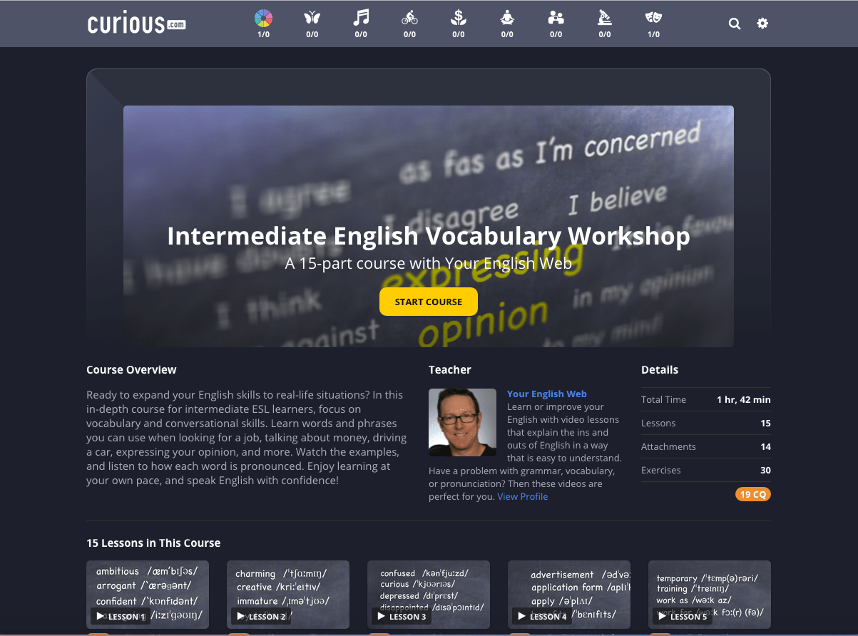 Online English courses - Your English Web
