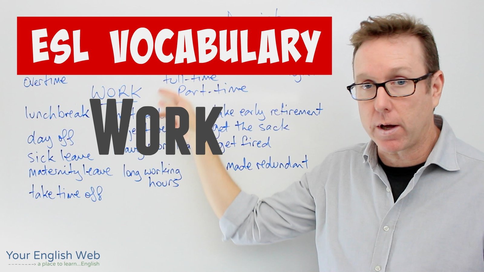 English vocabulary lesson about work - Your English Web