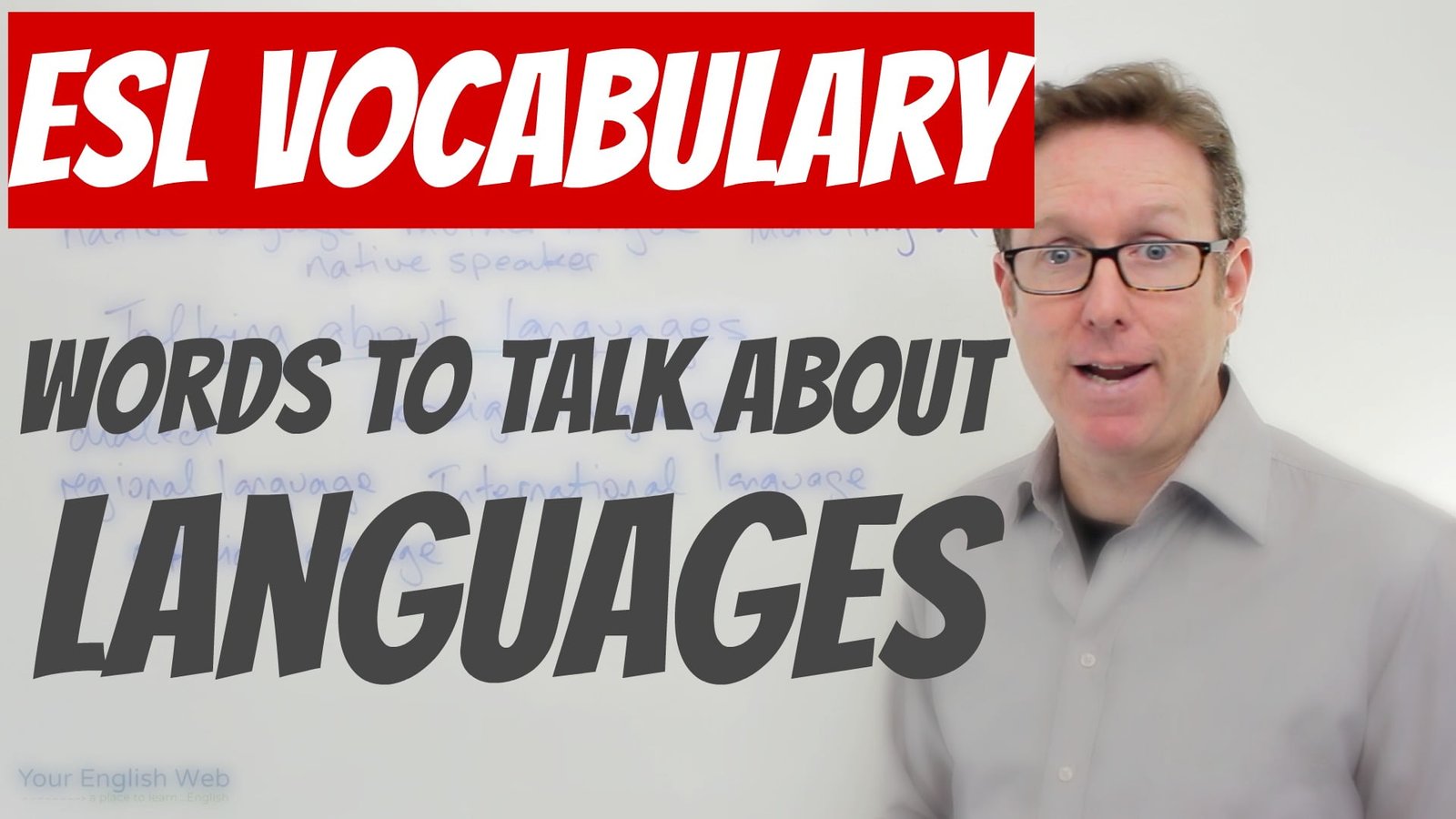 English words to talk about LANGUAGES - Your English Web